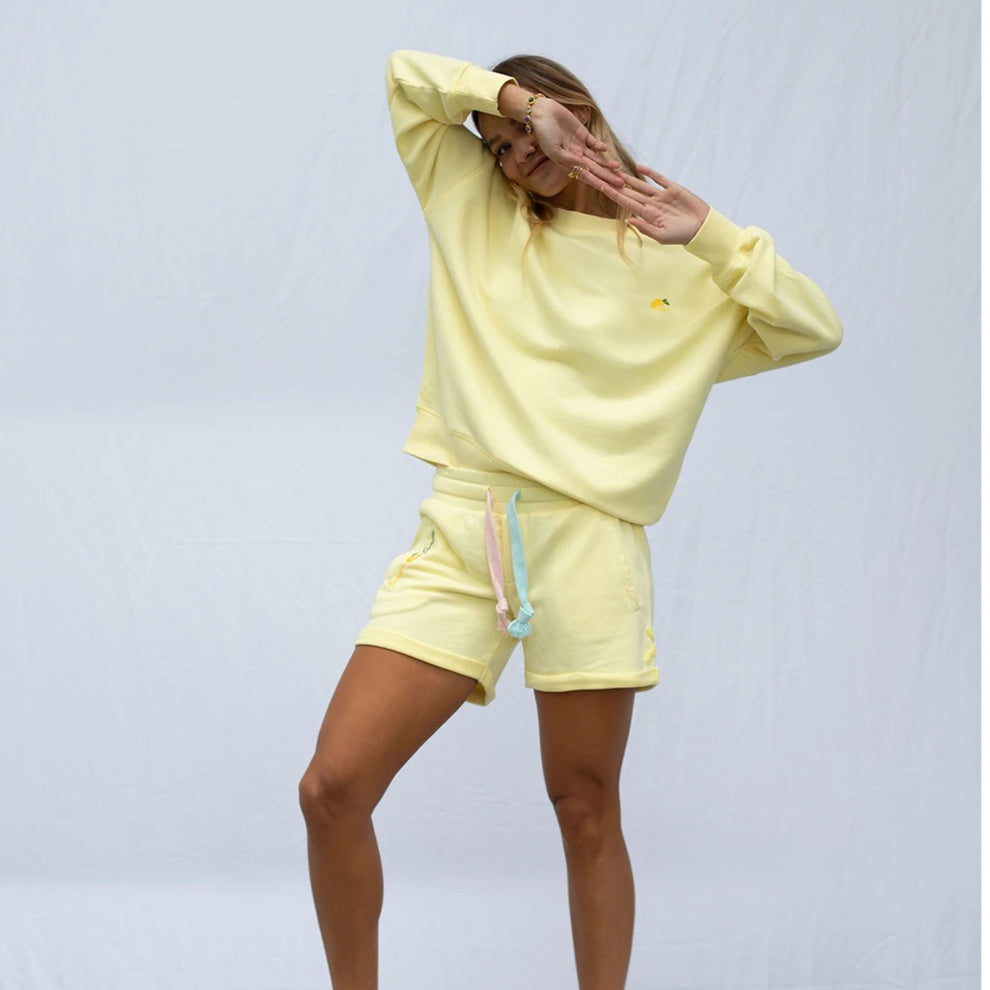 Sweatshirt Pastel Yellow – Lemon Ve Limon