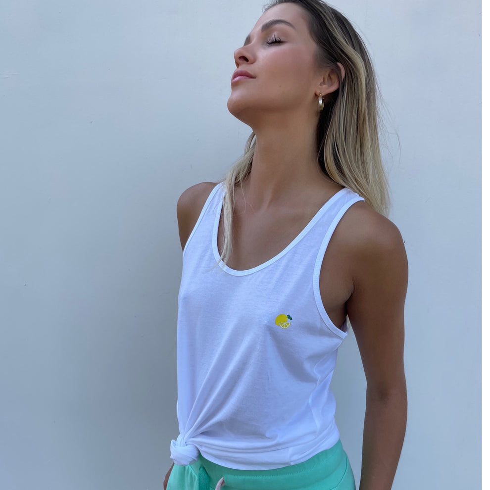 Tank Top Bright White – Lemon Ve Limon