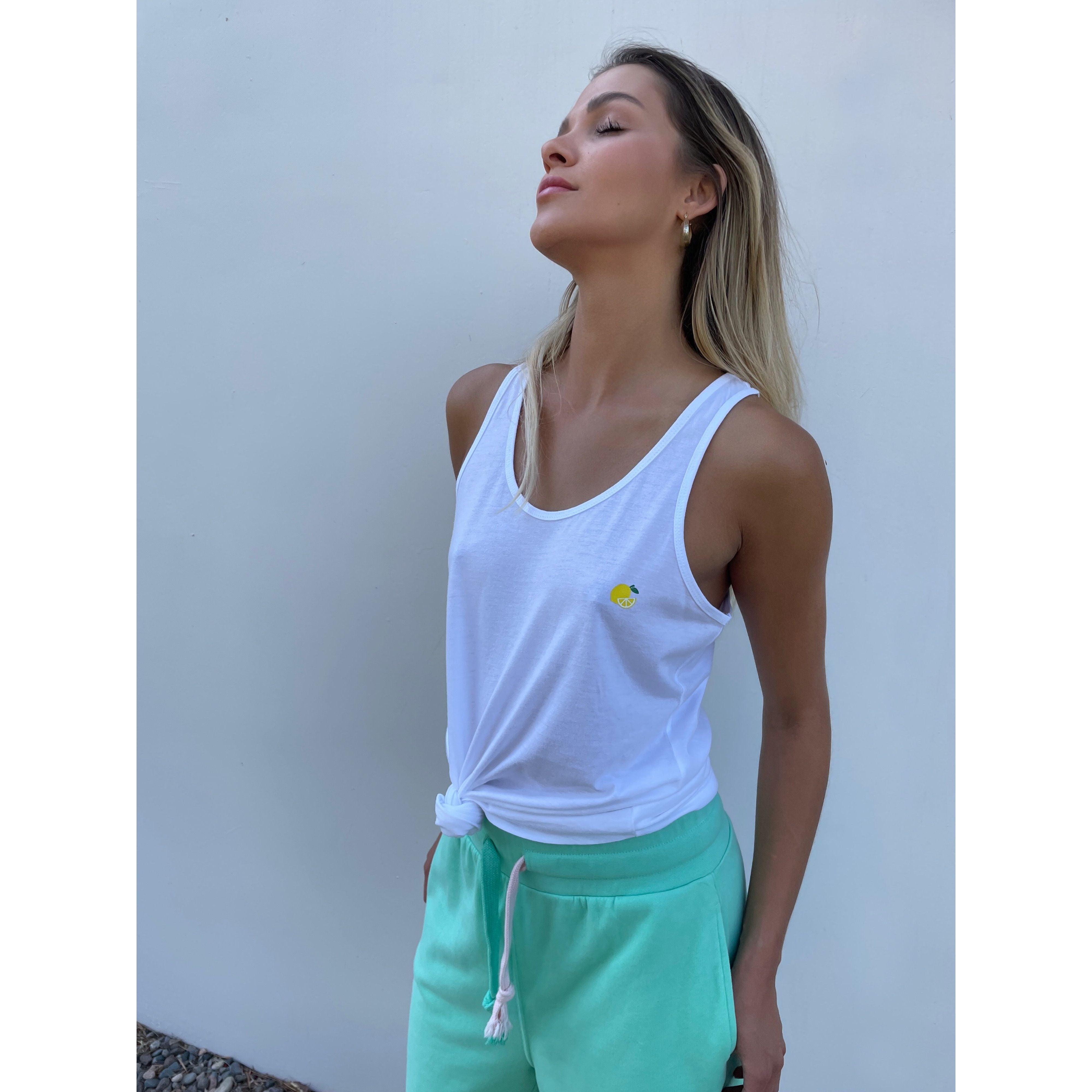 Tank Top Bright White – Lemon Ve Limon